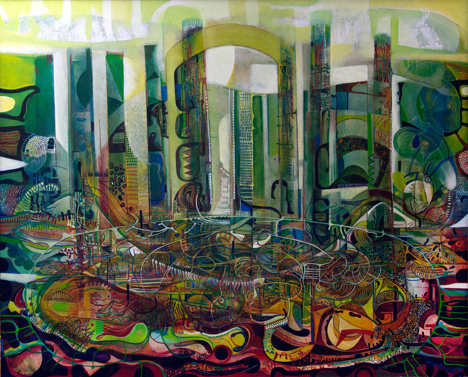 2008-LeRoy Clarke Pan Matrix-Voice of A People – Central Bank Museum