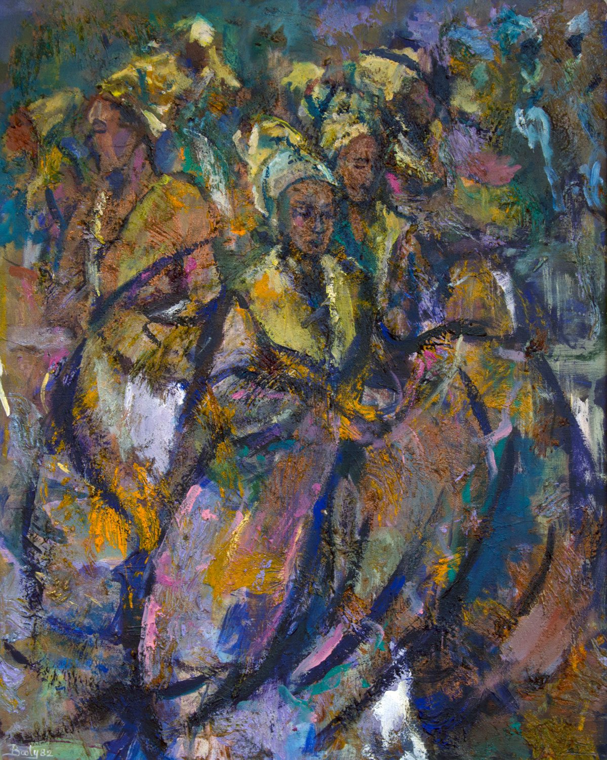 1982-David Boothman-Bele Dancers – Central Bank Museum